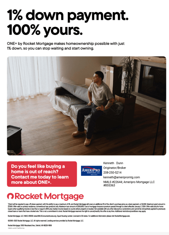 One Percent Down is Possible - AmeriPro Mortgage